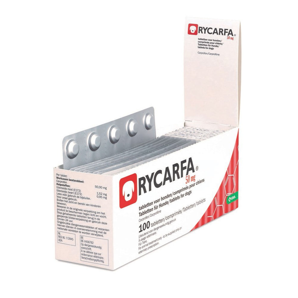 Rycarfa for Dogs 50mg (100 Tablets) – MyPetsVet